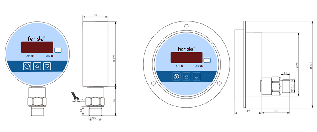 Pressure Controller - DR3601 - Fandesensor